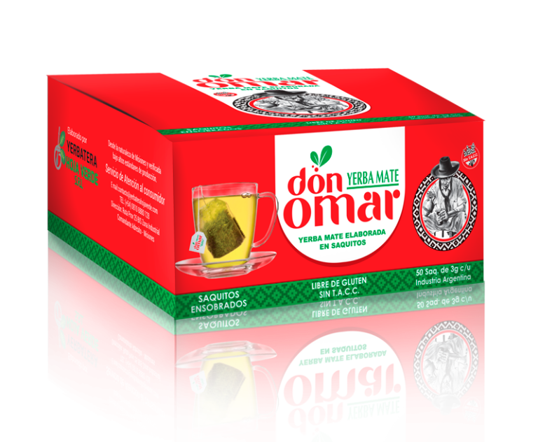 Yerba Mate Don Omar - Yerbatera Hoja Verde